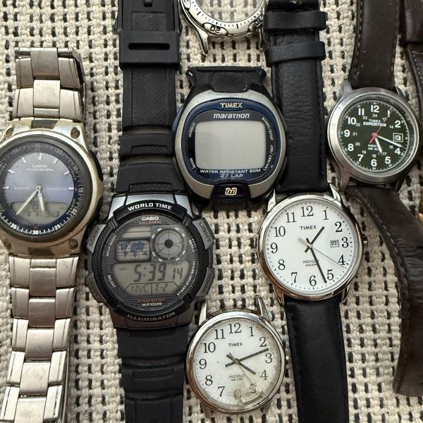 Lot Of Timex And Casio Watches | WatchCharts Marketplace