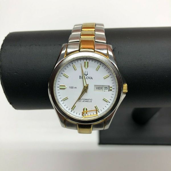 Bulova Automatic 21 Jewels Men's Watch Model C960418 | WatchCharts ...