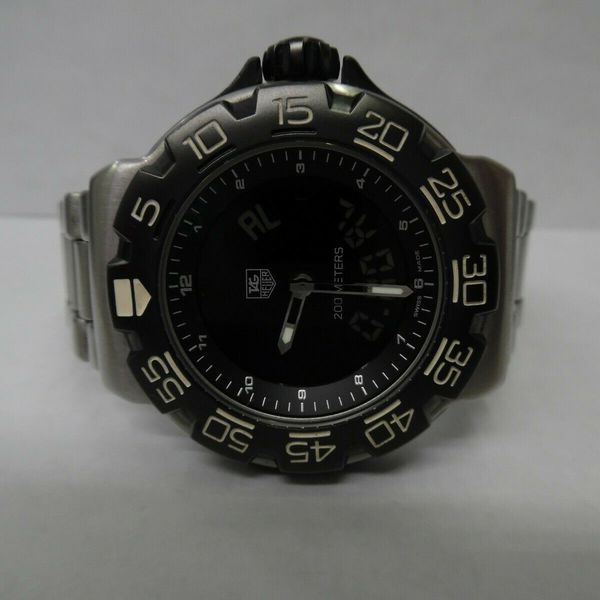 TAG Heuer Men's CAC111D.BA0850 Formula 1 Chronotimer Digital-Analog ...