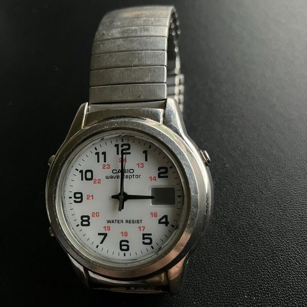 Casio wave ceptor watch WVQ-140A, stainless steel case & band ...