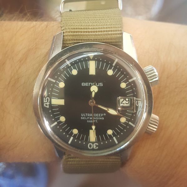 [WTS] Benrus Ultra Deep Supercompressor 666ft 1960's Devil Diver ...