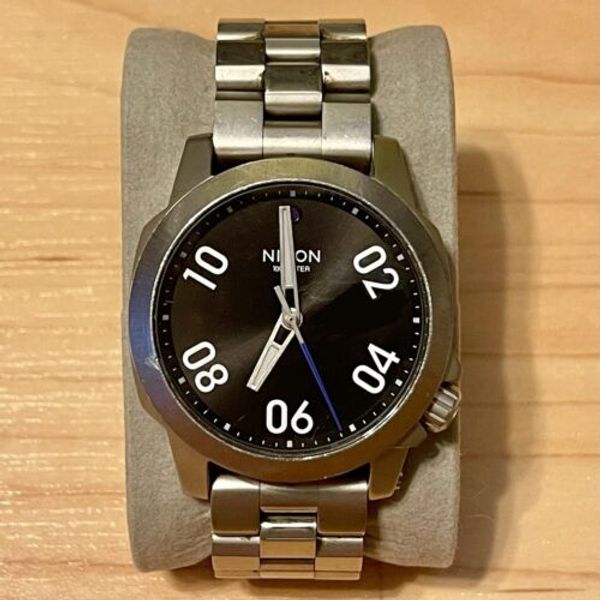 Nixon The Ranger 40 "Lead The Way" Black Dial Stainless Men's Analog ...