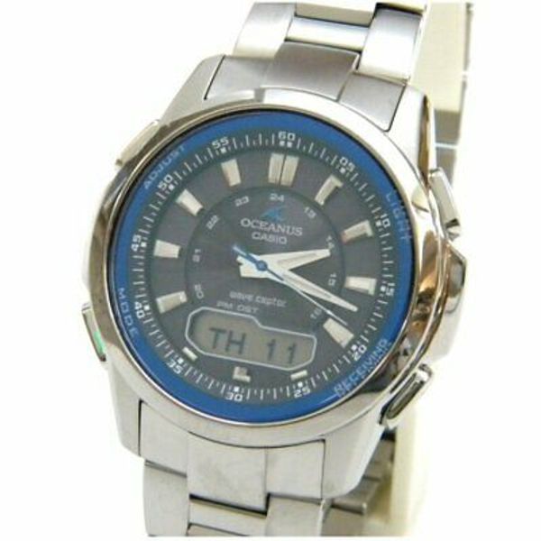 Casio Oceanus OCW-300TDJ-1AJF Titanium Quartz Solar Mens Watch ...