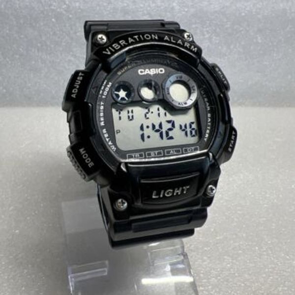 Casio Vibration Alarm Watch Black W-735H-1AVEF | WatchCharts Marketplace