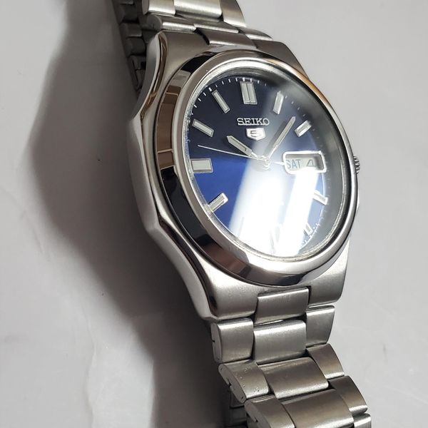 [WTS] Seiko SeikoNaut SNXS77 dial Nautilus Blue dial Modded ...