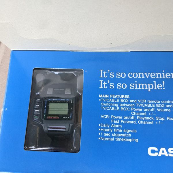 Rare Casio CMD-10B watch NIB w insert manual remote controller ...