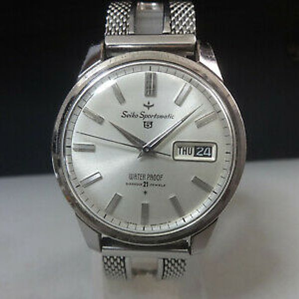Vintage 1964 SEIKO Automatic watch [Seiko Sportsmatic 5] 21 Jewels Cal.410 | WatchCharts