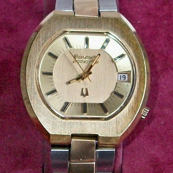Vintage Bulova N3 Accutron 10k R.G.P. Men's "Woody" Watch nice ...