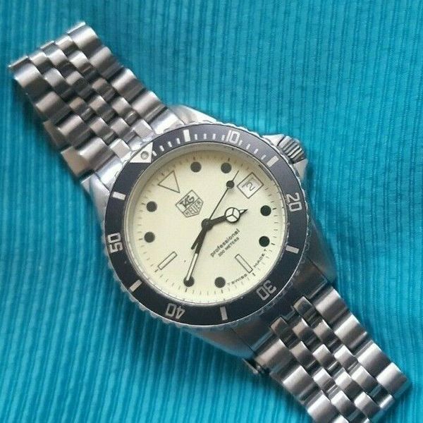 Tag Heuer Night Diver 980.113B Luminous Dial Submariner style watch ...