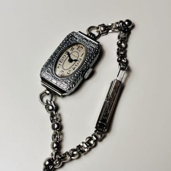 Rare Antique 1920s Elgin Tank/Oval Ladies Mechanical Wristwatch RARE ...