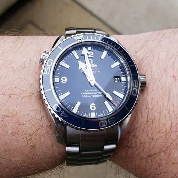 FS; Omega Seamaster Titanium Planet Ocean 42mm Blue (232.90.42.21.03 ...