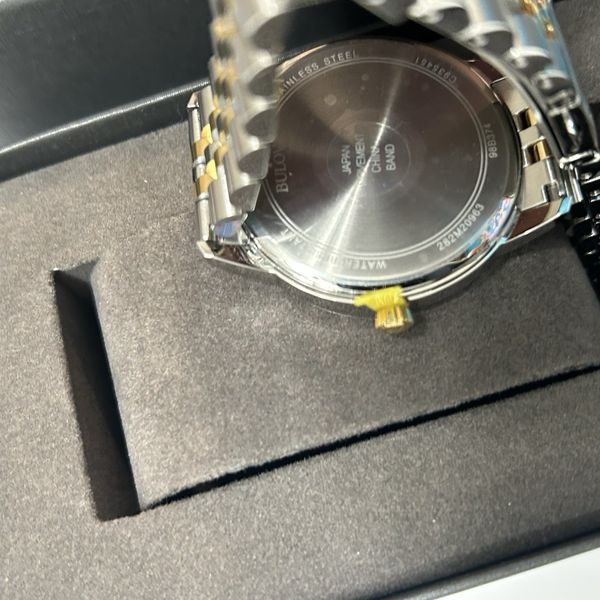 Bulova Men's Two-Tone Stainless Steel Bracelet Watch - 98B374 ...