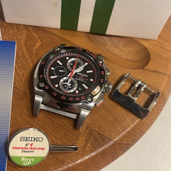 Seiko F1 Honda Racing Team Watch-Near mint condition-Box & Papers ...