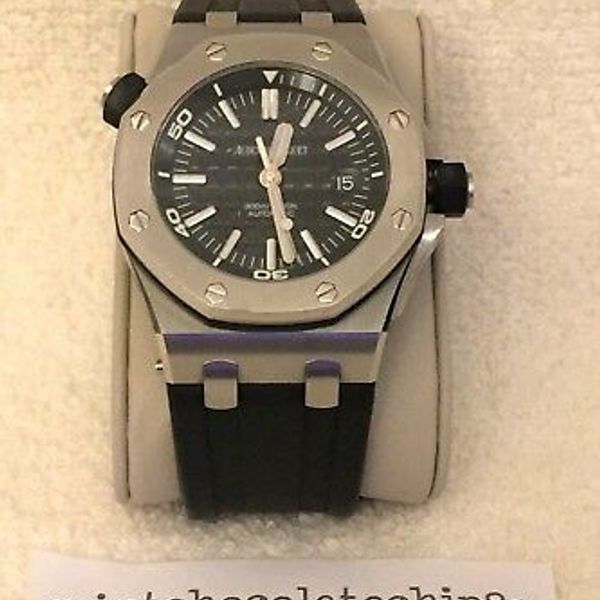 AUDEMARS PIGUET ROYAL OAK OFFSHORE DIVER AP 15703ST.OO.A002CA.01 box ...