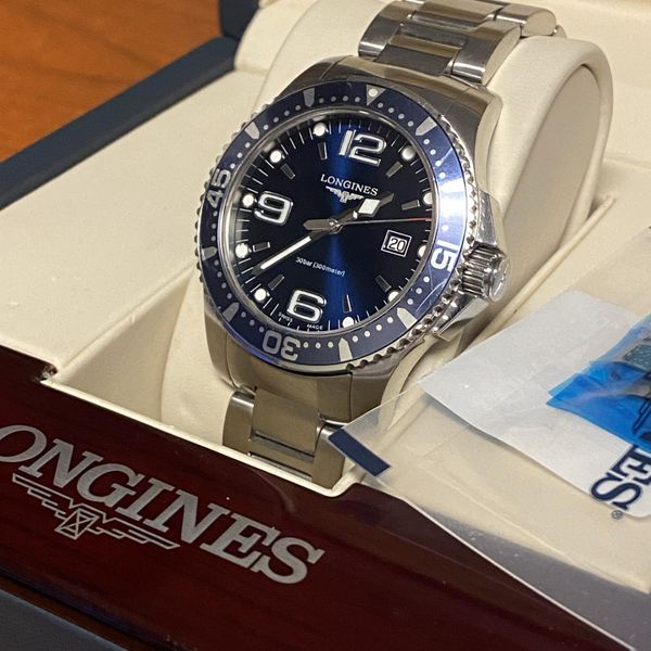 Longines Hydroconquest 39mm Blue Quartz | WatchCharts Marketplace