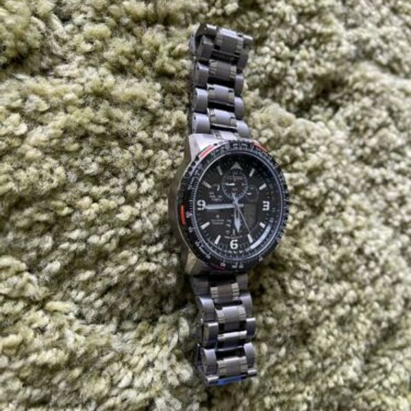 Citizen JY8108-53E Men's Promaster Skyhawk Titanium Watch - Silver ...