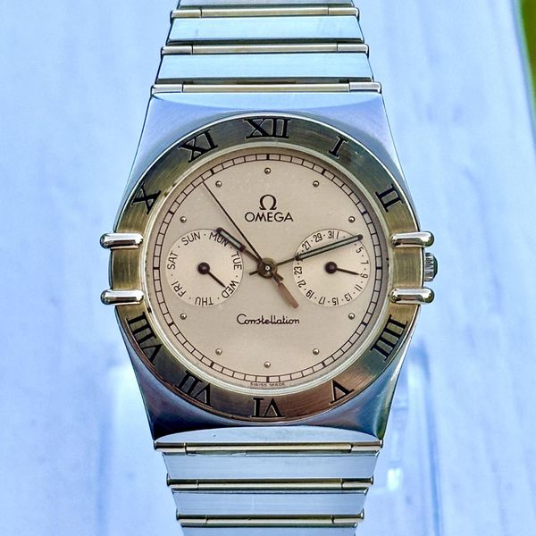 [$695 USD] FS: Omega Constellation Day Date 18k solid gold bezel ref ...