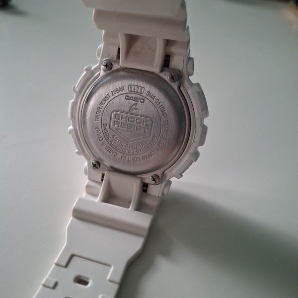 Casio G-Shock White Analog Digital Watch 200M 5425 Pink Dial Needs ...