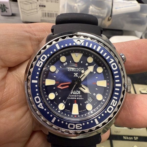 Seiko ProspeX SUN065P1 PADI Kinetic Special Edition Watch Diver 200m ...