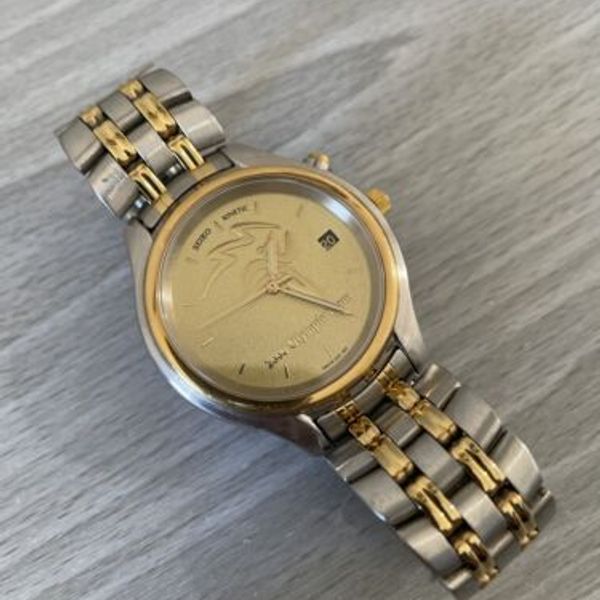 Seiko Kinetic Watch Men's self-winding 2000 Olympic team 5m42-0A19 ...
