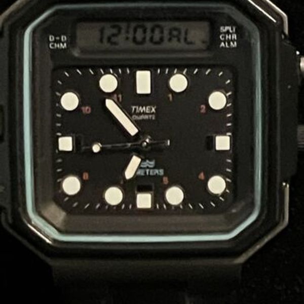 Vintage Timex Dual Digital and Analog Watch Working Order | WatchCharts ...