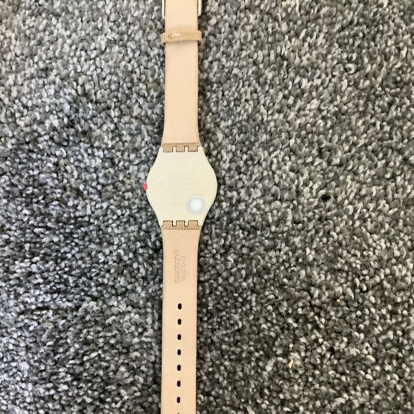 Swatch Coral Dunes Ultra Slim Beige Watch Woman's | WatchCharts Marketplace