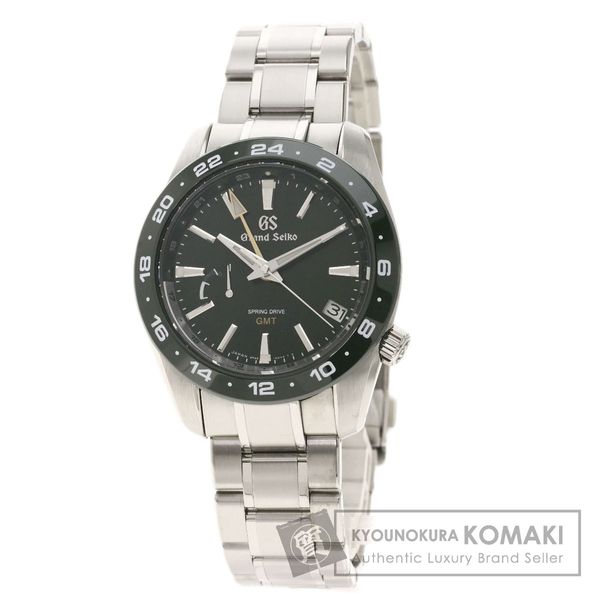 Seiko SBGE257 Grand Seiko GMT Spring Drive Watch Stainless Steel / SS ...