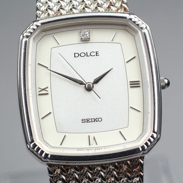 [MINT] Vintage SEIKO Dolce 5E31-5A90 Silver Quartz Men's Watch From JAPAN | WatchCharts Marketplace