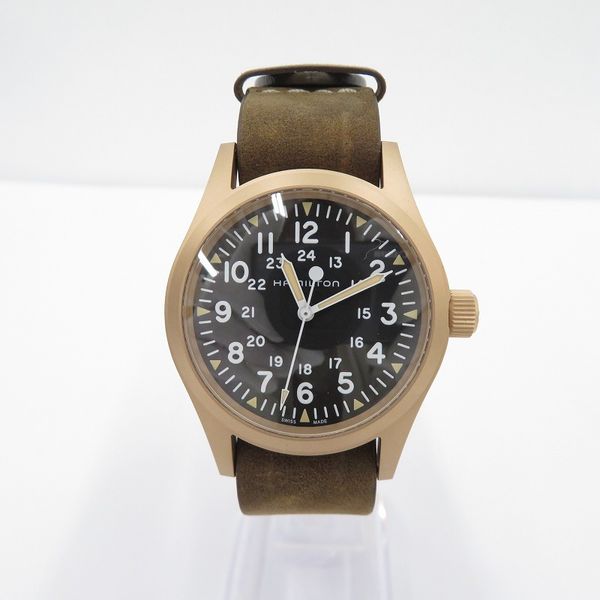 [Pre-Owned] HAMILTON｜Hamilton Khaki Field Mechanical Bronze Analog Manual Winding Watch ...