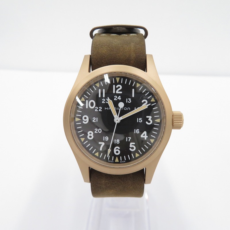 [Pre-Owned] HAMILTON｜Hamilton Khaki Field Mechanical Bronze Analog Manual Winding Watch ...