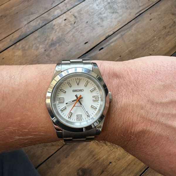 Seiko Explorer 39mm Watch NH35 Automatic Movement Custom Mod ...
