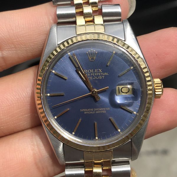FS Blue Dial Rolex Datejust 16013 | WatchCharts