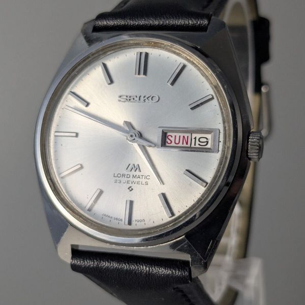 1970 vintage Japanese Seiko 5606-7000 Lord Matic 23 Jewels good works ...