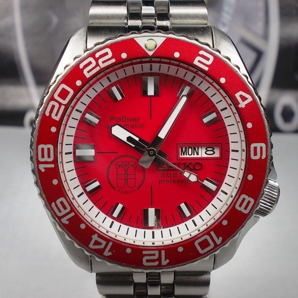 SEIKO SCUBA DIVERS SKX007 MENS WATCH 7S26-0020 'RED PRODIVER' (SN ...