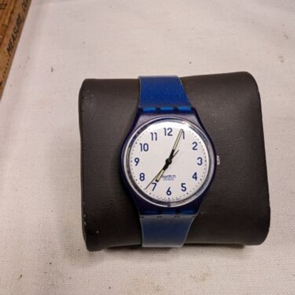 Swatch Simple Blue 1994 Vintage Quartz Wrist Watch - Running Well ...
