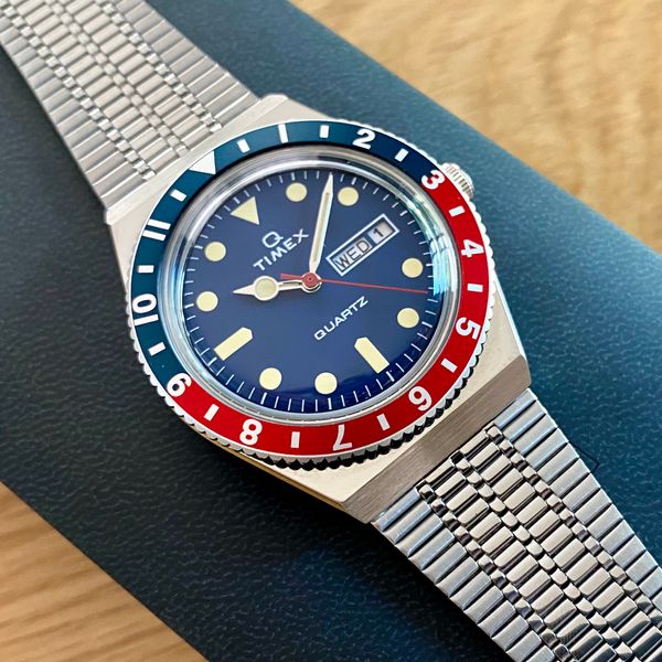 Timex Q - Pepsi with bracelet - full kit | WatchCharts