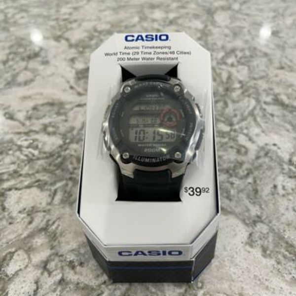 Casio WV-200A-1AVRT Atomic Wave Ceptor Chronograph Digital Mens Watch ...