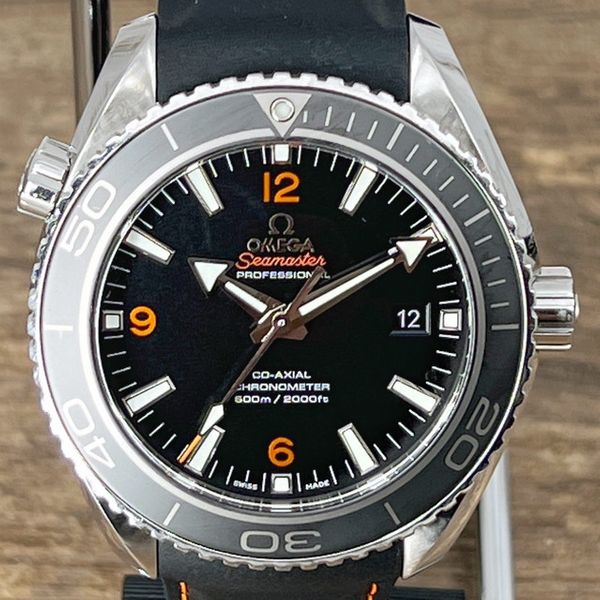 FS: OMEGA Seamaster Planet Ocean 45mm Co-Axial Chronometer Black Dial ...