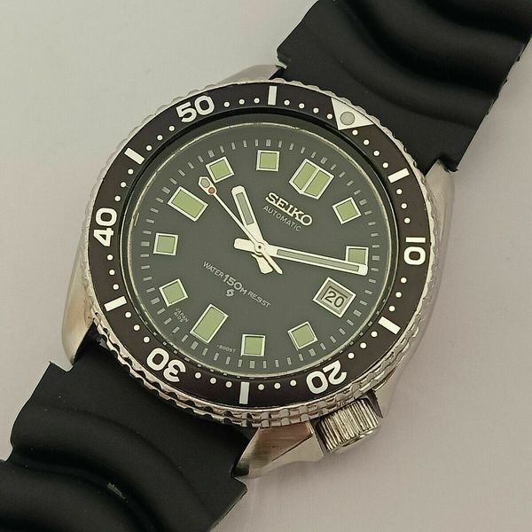 VINTAGE SEIKO 6105 APOCALYPSE MOD DIVER 6309-729A AUTOMATIC MENS WATCH ...