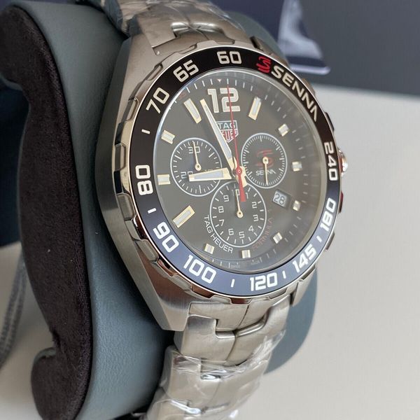 Tag Heuer 43mm Formula 1 Senna Chrono Quartz Men's Watch CAZ1015.BA0883 ...