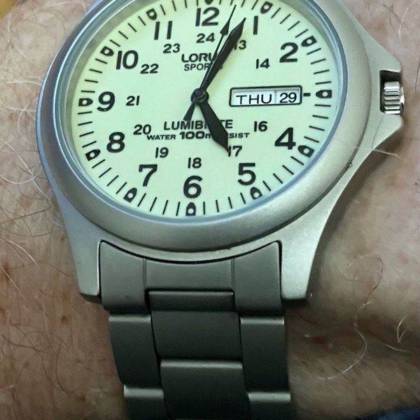 [$60 USD] FS: Lorus Lumibrite Dial Field Watch Model RCF41AX7 On A ...