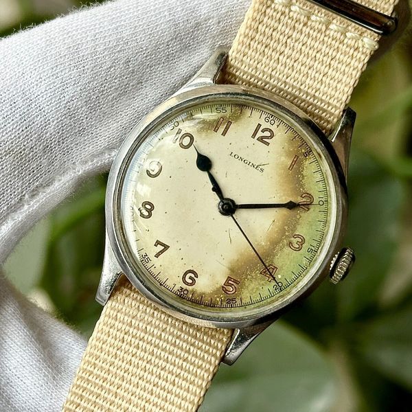 Patina Longines Ww2 Military 6b-159 Manual Winding Swiss Made Men's ...