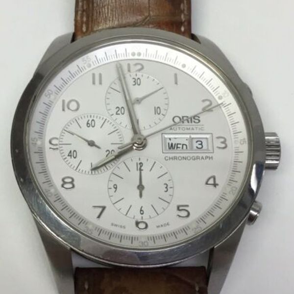 AS IS Oris Classic Chronograph 44 mm Ref. 7515 Oris. Cal. 674 Automatic ...