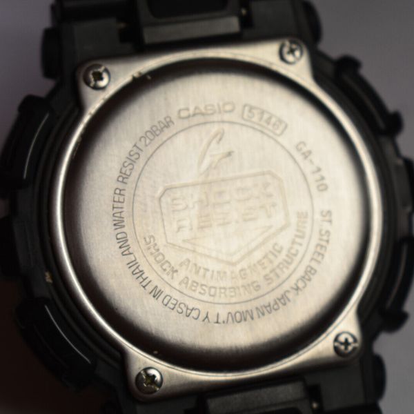Casio GA110-1B (5146) G-Shock Analog-Digital Black Watch NEW BATTERY! | WatchCharts Marketplace