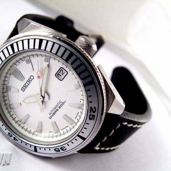 REDUCED! Seiko White Samurai Model SNM009K1 | WatchCharts Marketplace