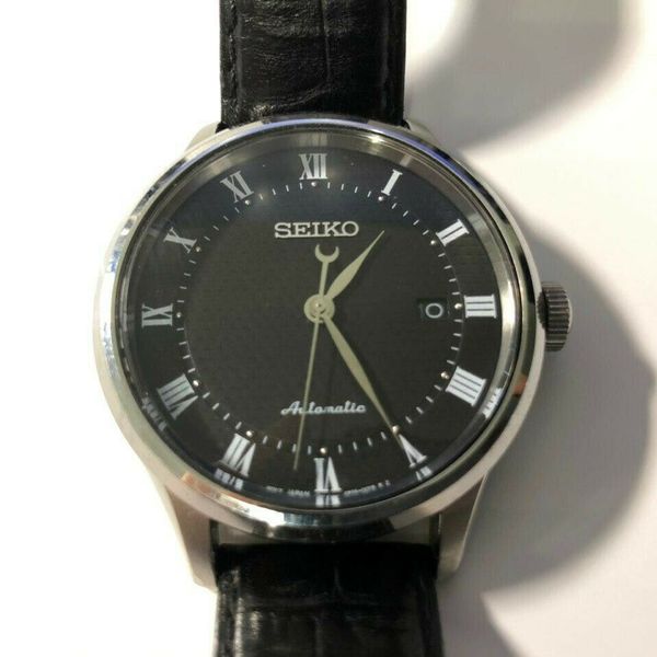 Seiko Men's Automatic Classic Dress Stainless Steel Japanese Watch with ...