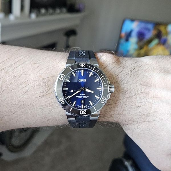 [WTS] Oris Aquis 43.5mm Blue Dial | Great Shape | Full Kit | $795 ...