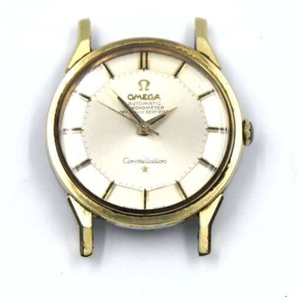 VINTAGE GENTS OMEGA 167.005 CONSTELLATION WRISTWATCH CAL 551 PIE PAN ...