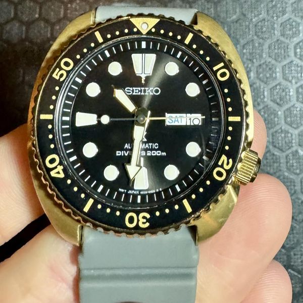 [WTS] Seiko SRPC44 – Prospex “Golden Turtle” – Uncle Seiko Strap - $350 ...