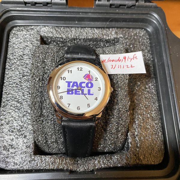 [WTS] Taco Bell “Floating Bell” Seconds Hand Novelty Watch ...